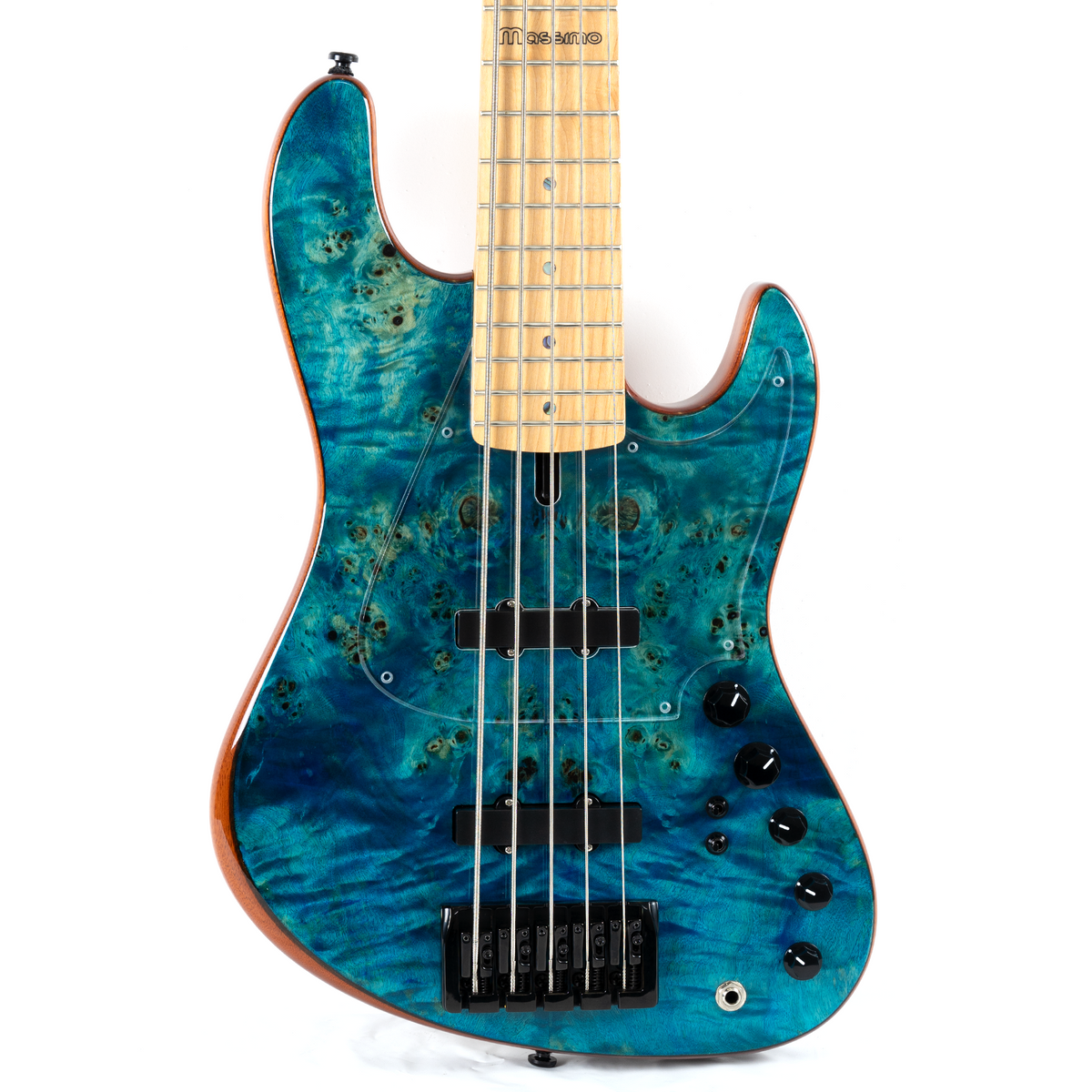Bass Massimo Blue (Mapa burl) – Massimo Accordions