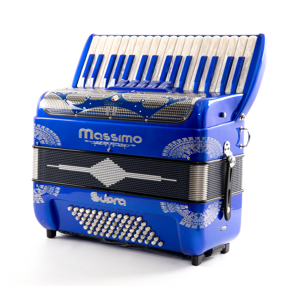 Massimo Supra Keys Blue / Silver – Massimo Accordions