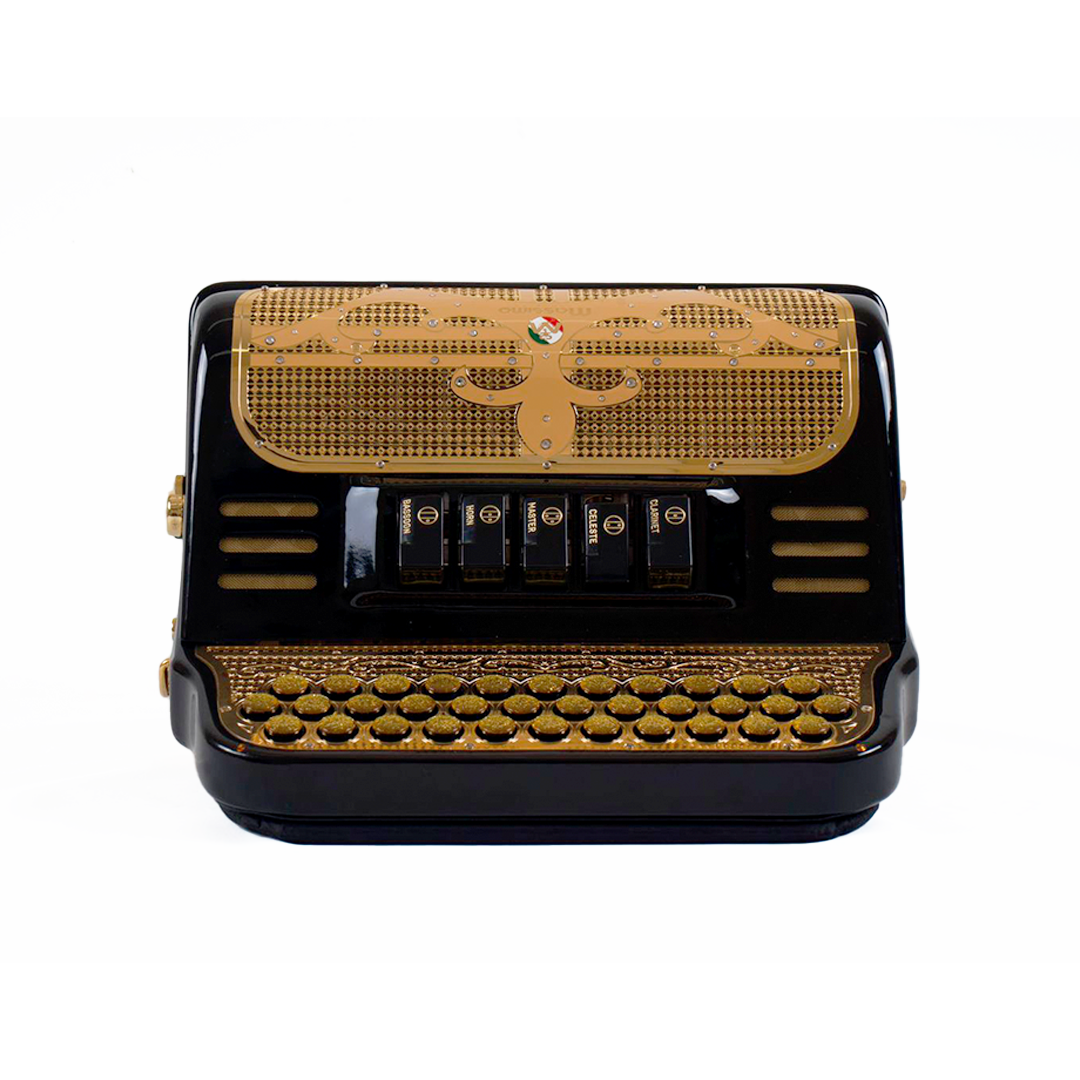 Customized Accordions La Revancha 5 Switches / Tone F – Massimo Accordions