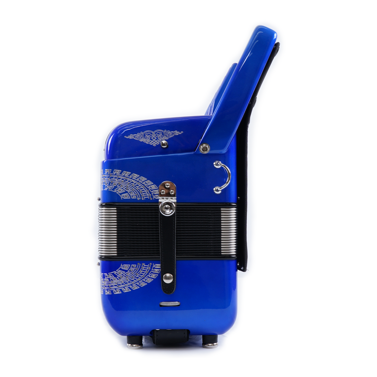 Piano Accordion / Blue (Silver details) – Massimo Accordions