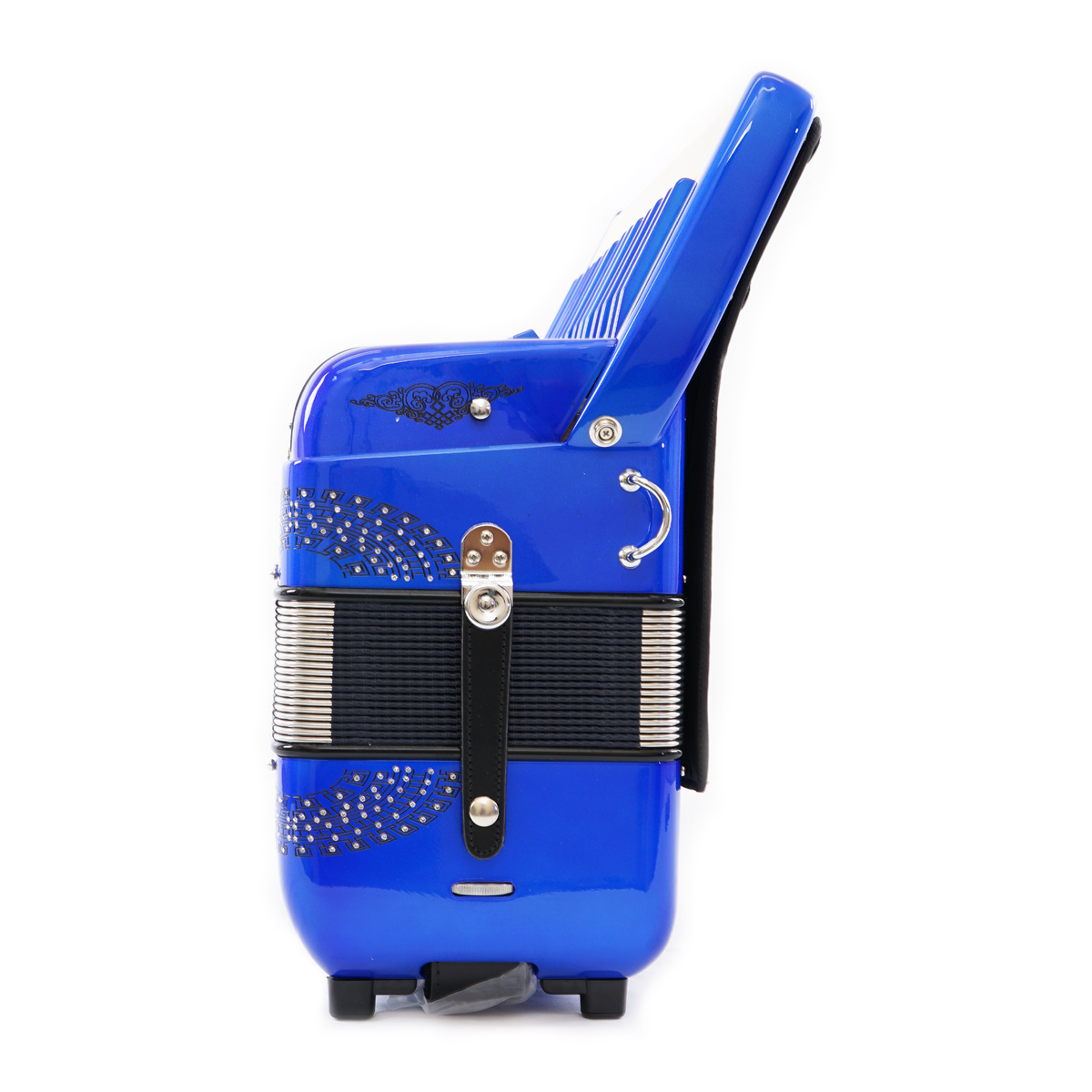 Piano Accordion / Blue (Black details) – Massimo Accordions