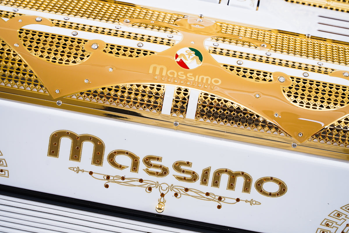 Massimo Supra 3 Switches White / Gold – Massimo Accordions