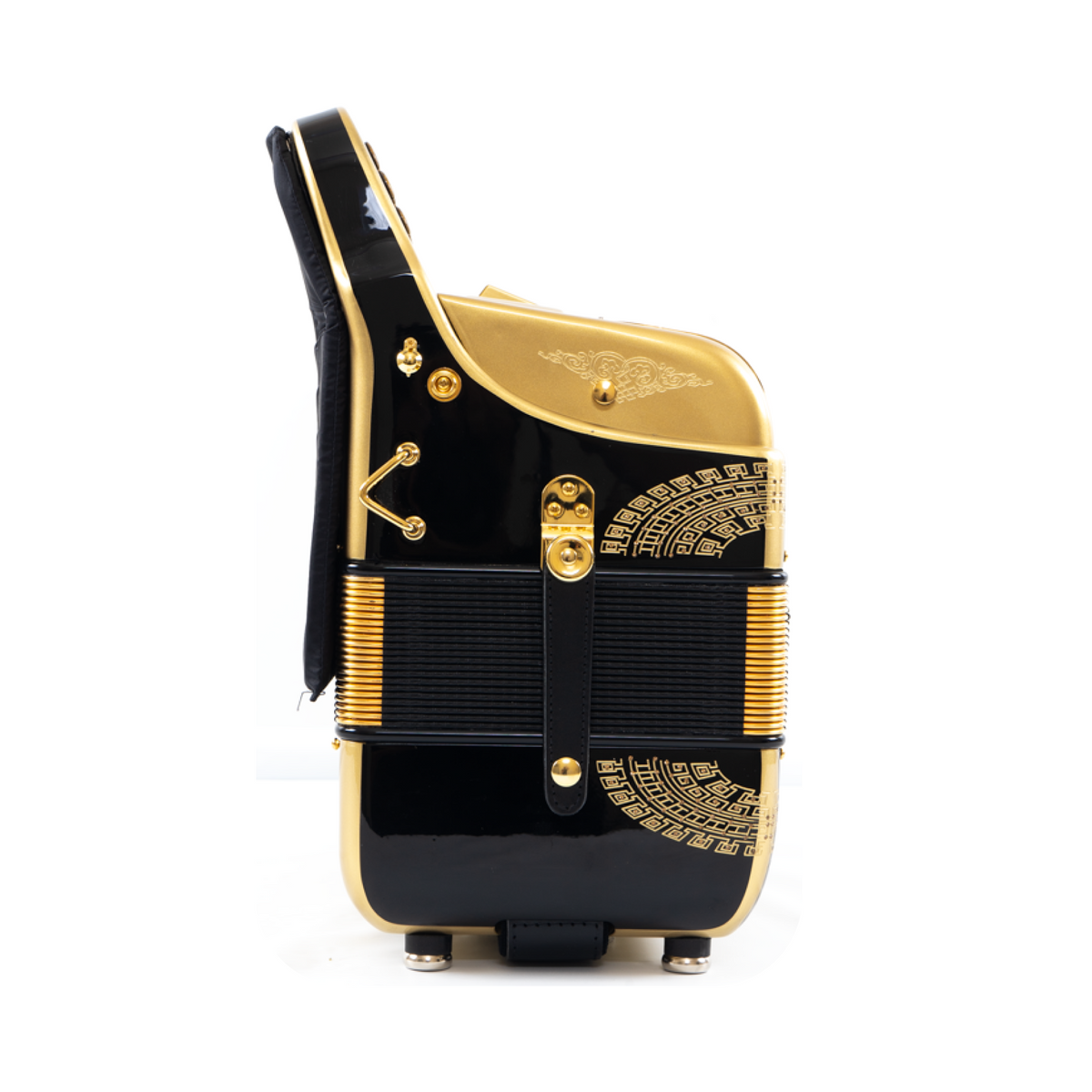 Massimo Supra Gold/Black (Gold details) Regular Size – Massimo Accordions