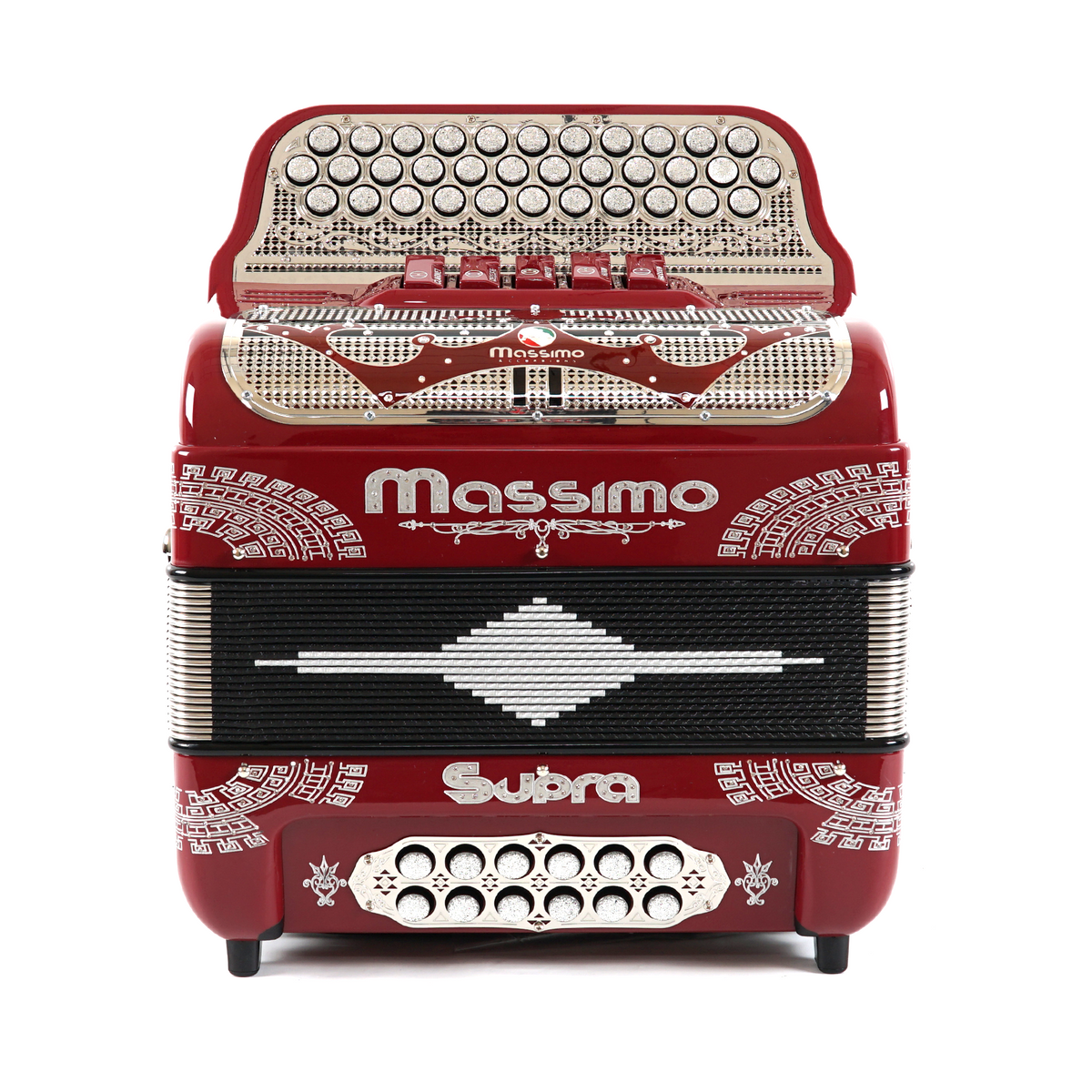 Massimo Ultra Compact 5 Switches Red (White details) F Tone – Massimo ...