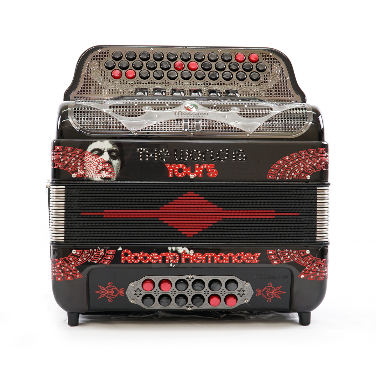 Customized Accordions The World is yours / White 6 Switches – Massimo ...