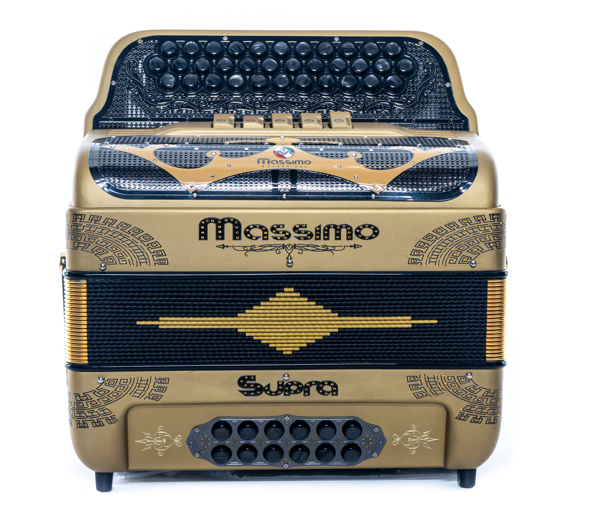 Massimo Supra Matte Gold (Black details) 5 Switches / E Tone – Massimo ...